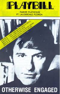 Roddy McDowall in the play, "Otherwise Engaged"